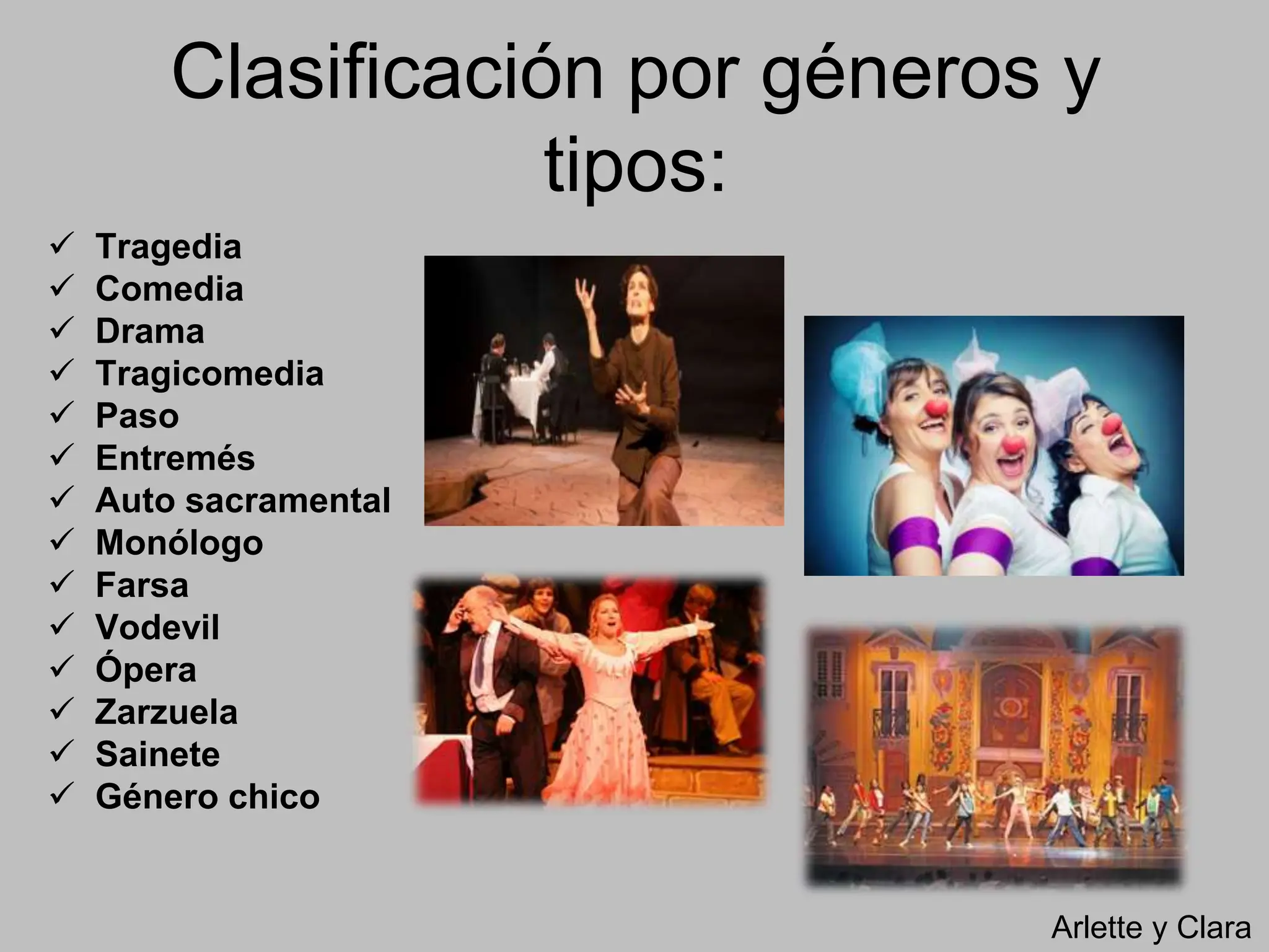 ppt-final-130815214717 generos y tipos de teatro | PPT
