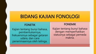 materi makul bahasa indonesia : fonologi | PPT