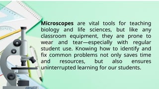 Comprehensive Guide to Troubleshooting and Repairing School Microscopes ...