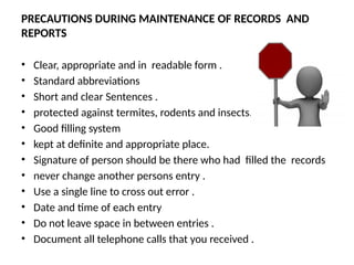 ppt - Health care records and reports.pptx