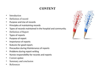 ppt - Health care records and reports.pptx