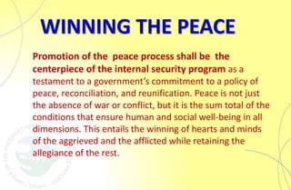 National Perspective on Peace Process and National Security | PPTX