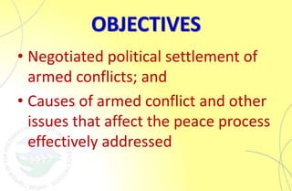National Perspective on Peace Process and National Security | PPTX