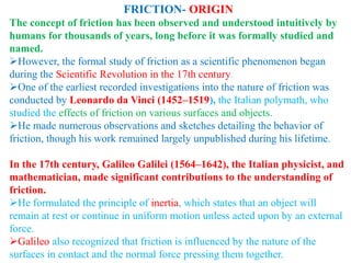 ppt -friction wear lubrication and many releated to the tribology.pptx