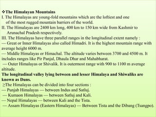 CLASS-IX : GEOGRAPHY-CHAPTER NO-02-PHYSICAL FEATURES OF INDIA | PPTX