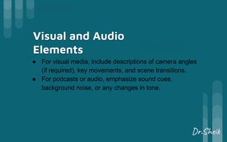 Introduction to Script Writing By Dr.Sheik | PDF | Screenwriting ...