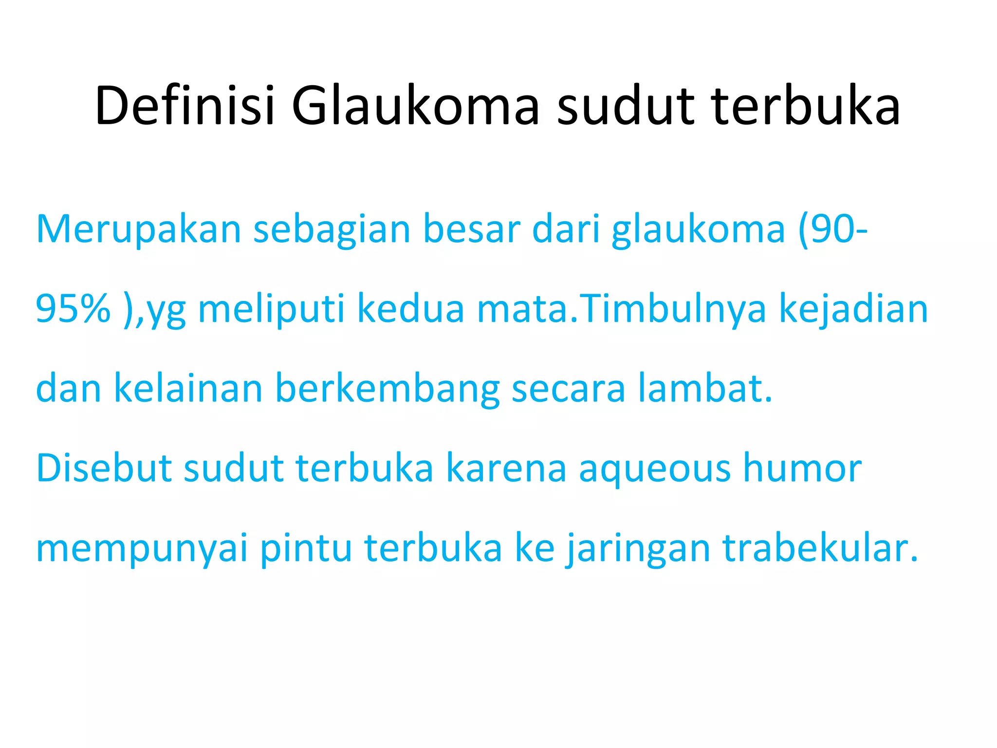 Ppt glaukoma | PPT