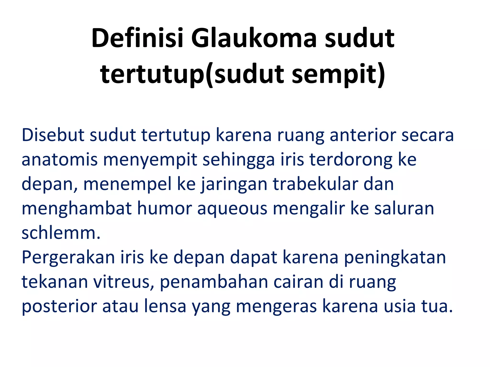 Ppt glaukoma | PPT