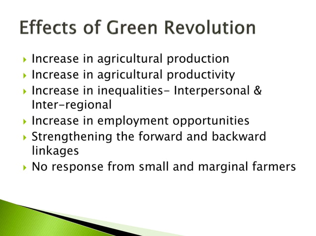 Ppt green revolution | PPTX