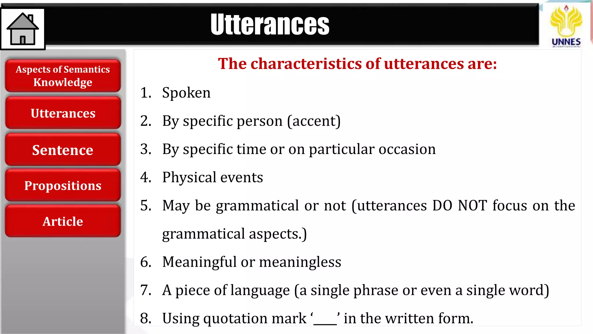 Aspects of Semantic Knowledge_Sentences-Utterances-Propositions | PPTX