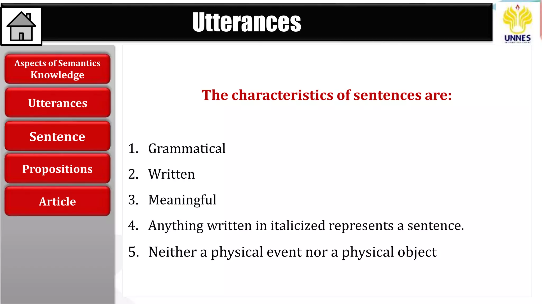 Aspects of Semantic Knowledge_Sentences-Utterances-Propositions | PPTX