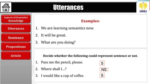 Aspects of Semantic Knowledge_Sentences-Utterances-Propositions | PPTX