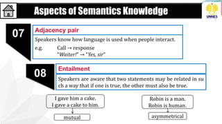 Aspects of Semantic Knowledge_Sentences-Utterances-Propositions | PPTX