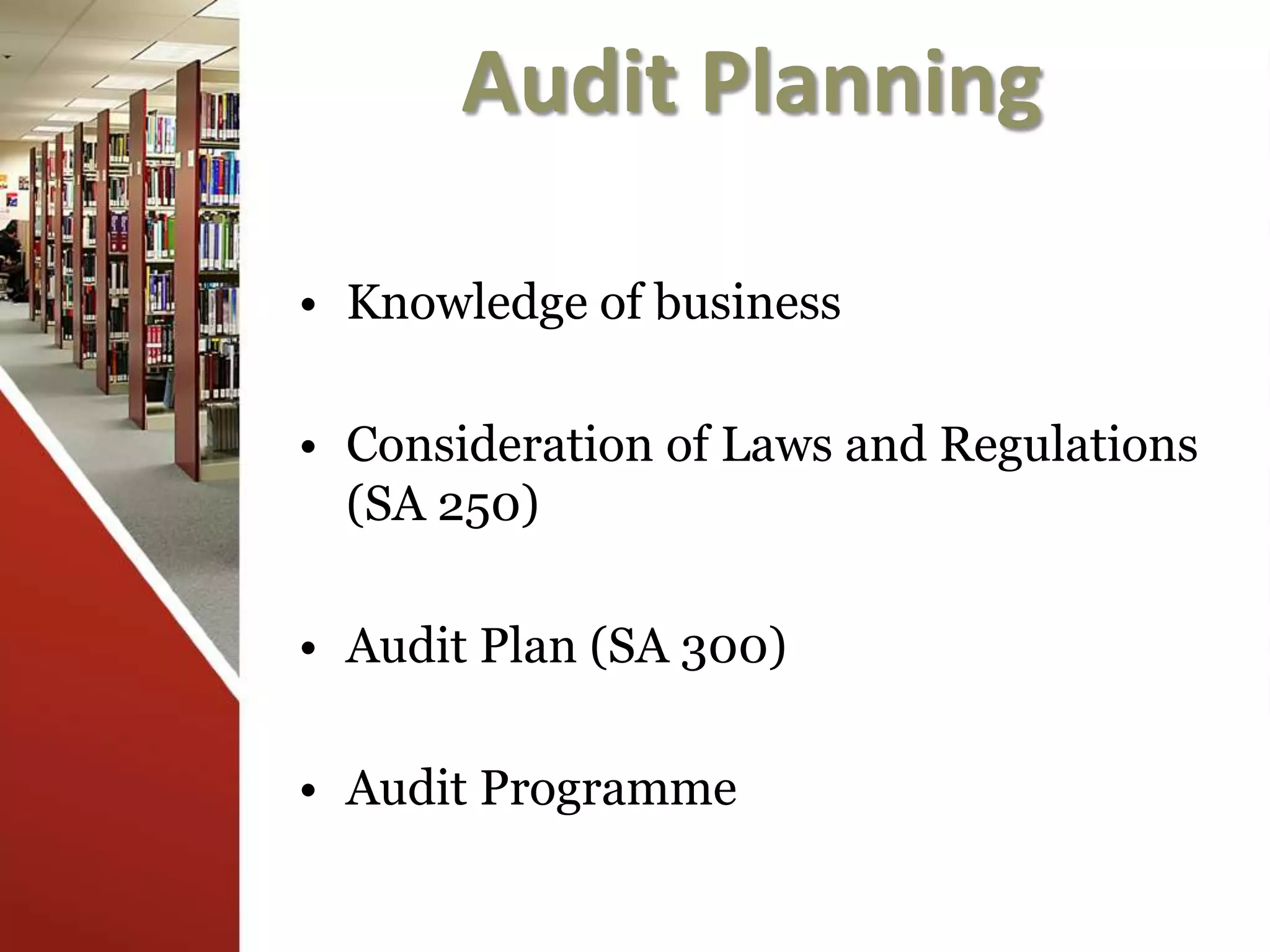 Implementation of SAs, Audit Process Flow | PPT