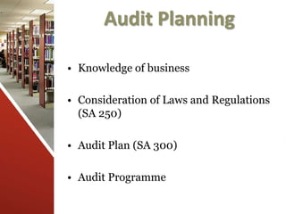 Implementation of SAs, Audit Process Flow | PPT