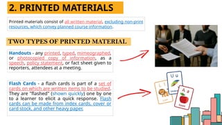 PPT - GROUP 7.DIGITAL And CONVENTIONAL Learning Materials To Enhance ...