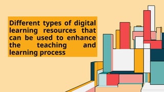 PPT - GROUP 7.DIGITAL And CONVENTIONAL Learning Materials To Enhance ...
