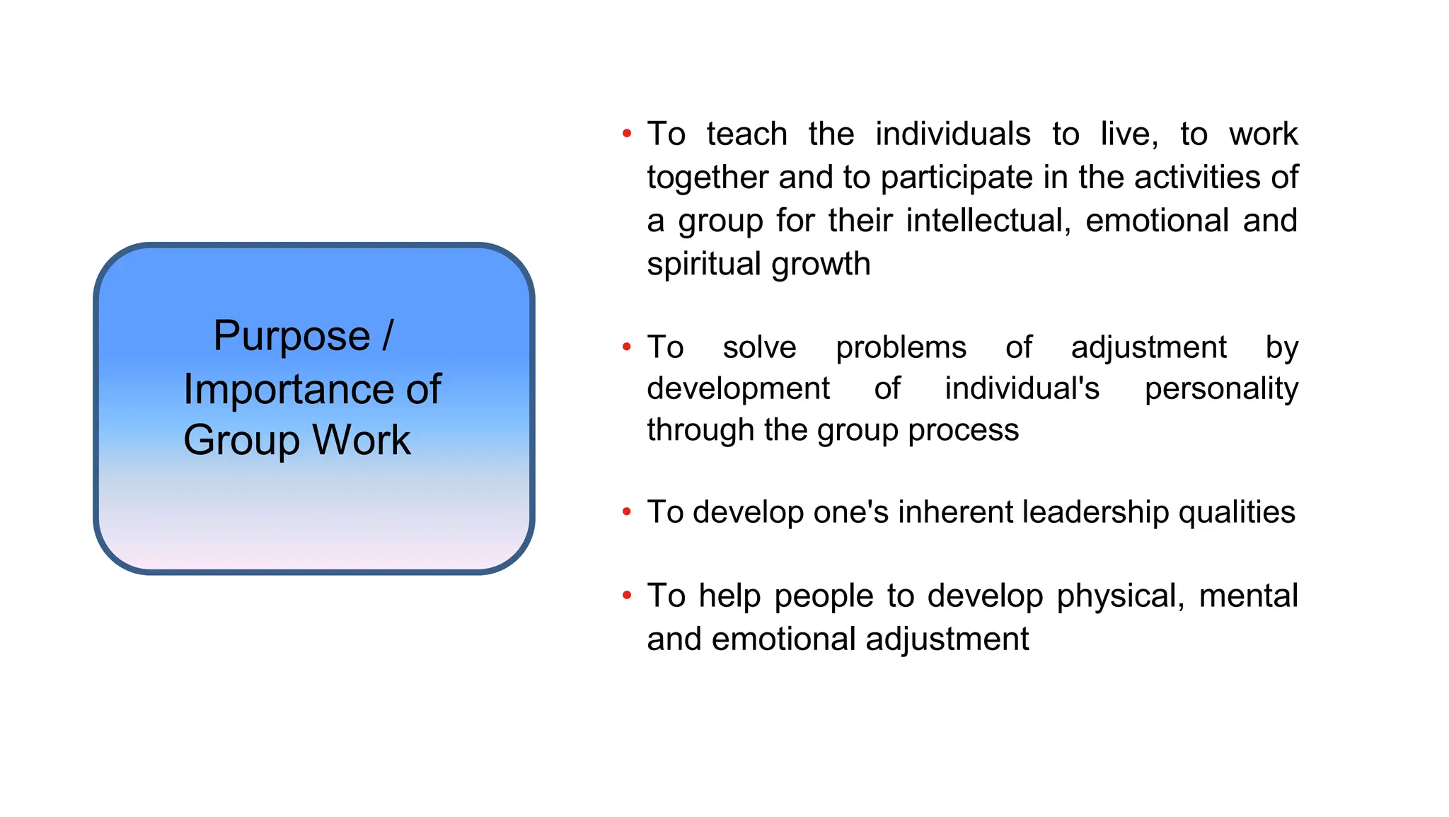Group work -meaning and definitions- Characteristics and Importance | PPTX
