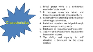 Group work -meaning and definitions- Characteristics and Importance | PPTX