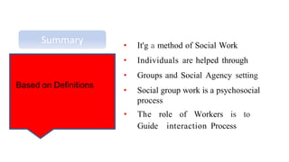 Group work -meaning and definitions- Characteristics and Importance | PPTX