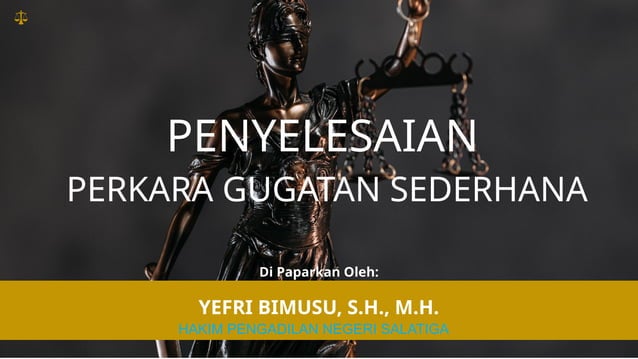 PPT-PELATIHAN GUGATAN SEDERHANA - OK.pptx