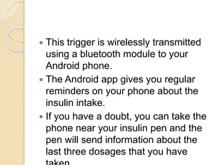 Smart Insulin Pen | PPTX