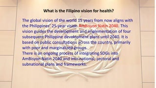 Existing Global Health Initiatives: Millennium Development Goals | PPTX