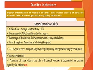 PPT-Health Information Medical Records Role in Quality and Patient ...