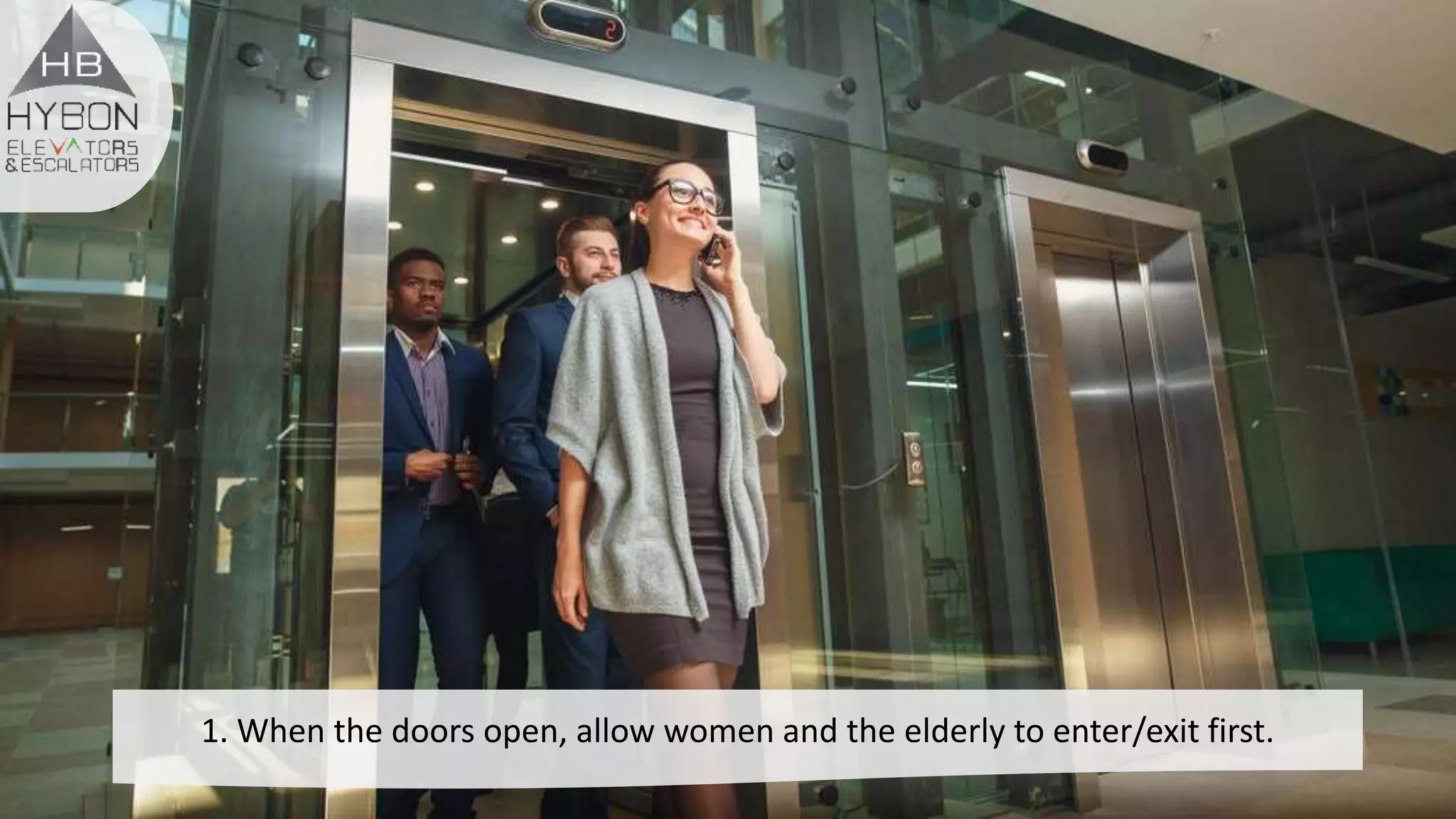 How to practice good elevator etiquette | PPT