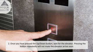 How to practice good elevator etiquette | PPT