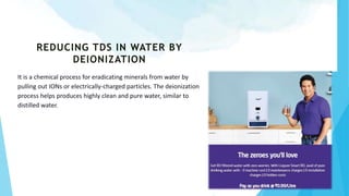 How to Remove or Reduce TDS (Total Dissolved Solids) in Water | PPTX ...