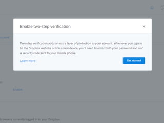 How to activate Dropbox two-step verification | PPT