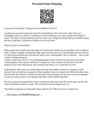 PPT - HOW TO WRITE A SUMMARY PowerPoint Pr | PDF