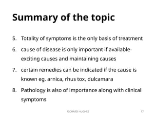 RICHARD HUGHES-LECTURE IV-KNOWLEDGE OF DISEASE | PPTX