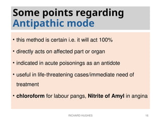 Richard Hughes: Lecture VI - Similia similibus | PPTX