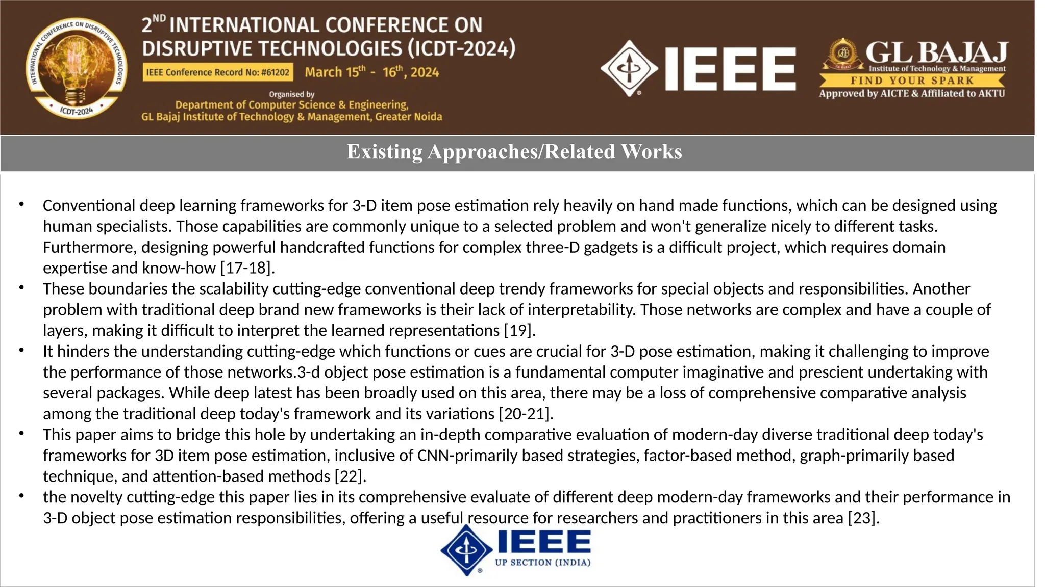 A Comparative Analysis Of Traditional Deep Learning Framework Ppt