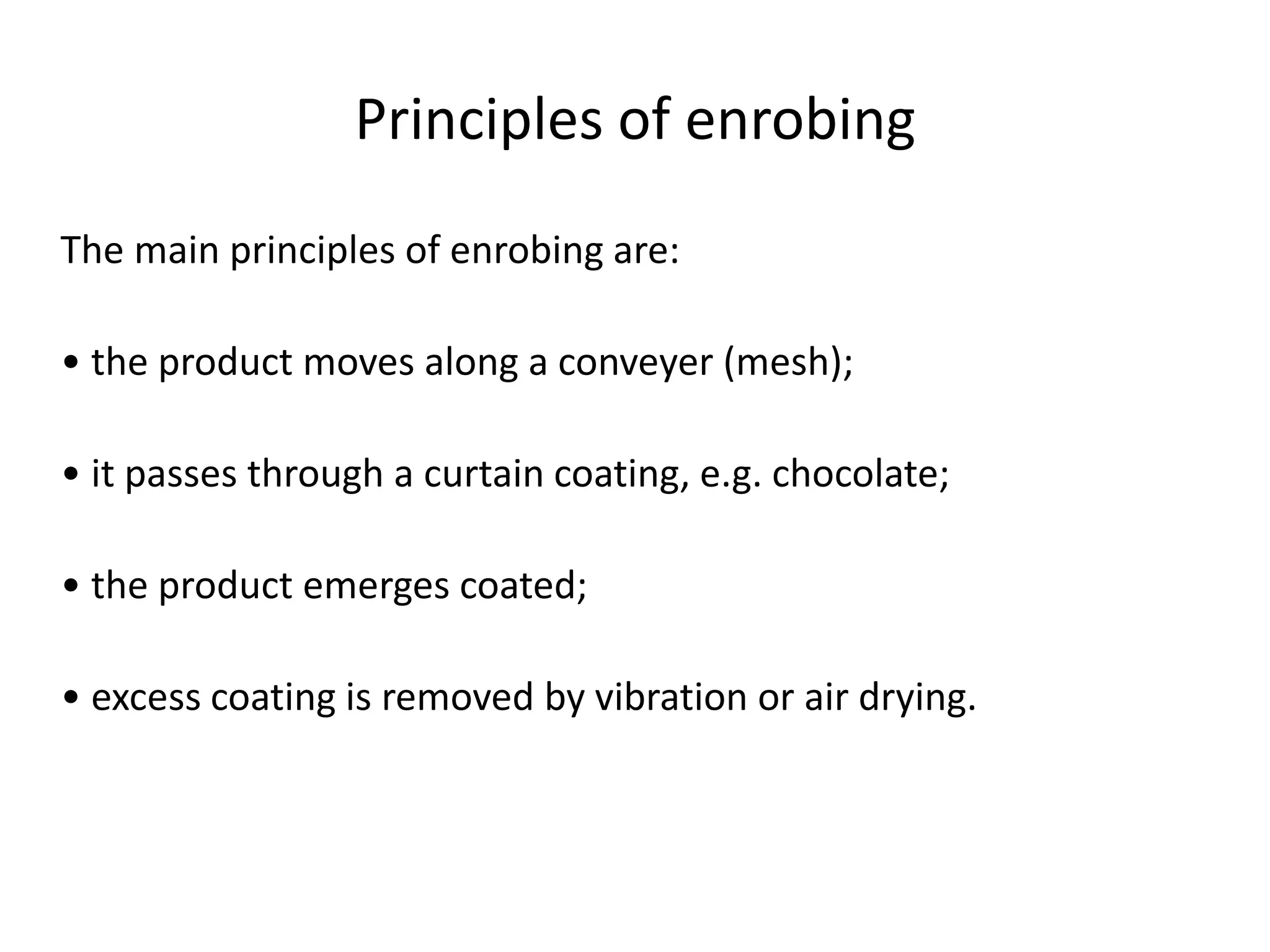 Coating, Enrobing and Packing | PPT