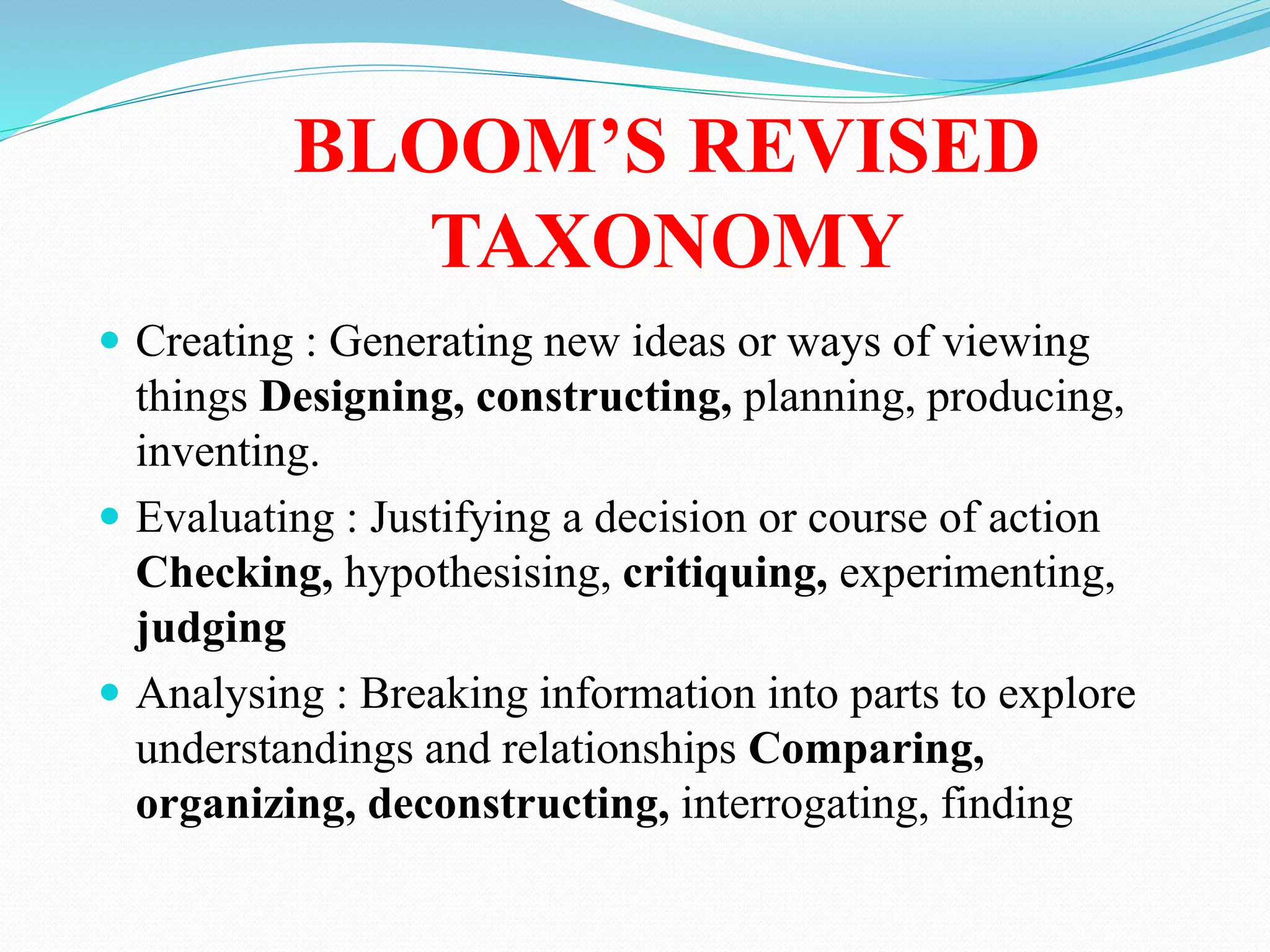 Ppt ii blooms | PPTX