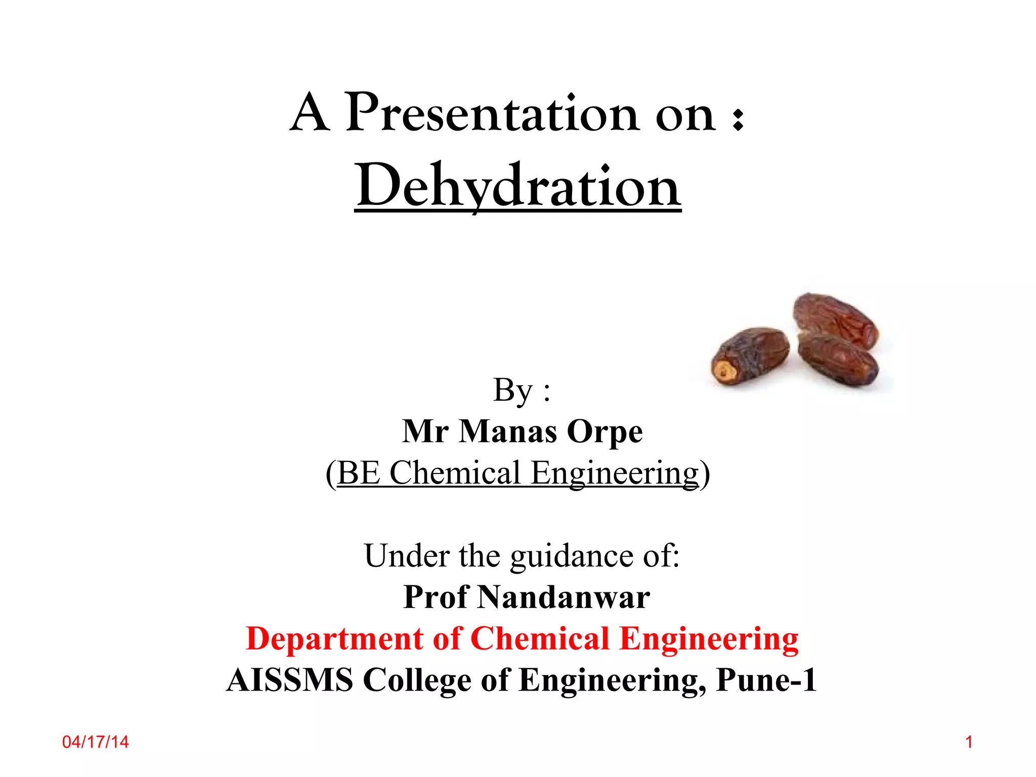 Dehydration | PPT