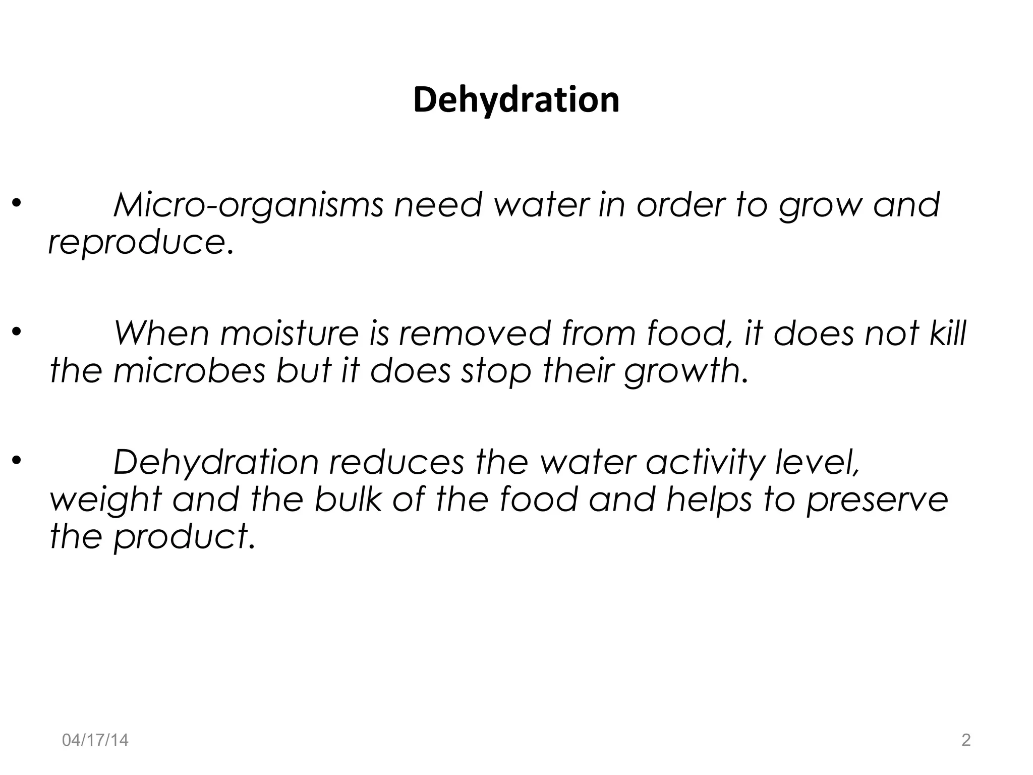 Dehydration | PPT