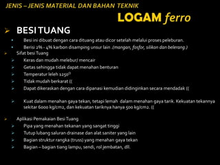 Jenis - Jenis Bahan Material | PPTX