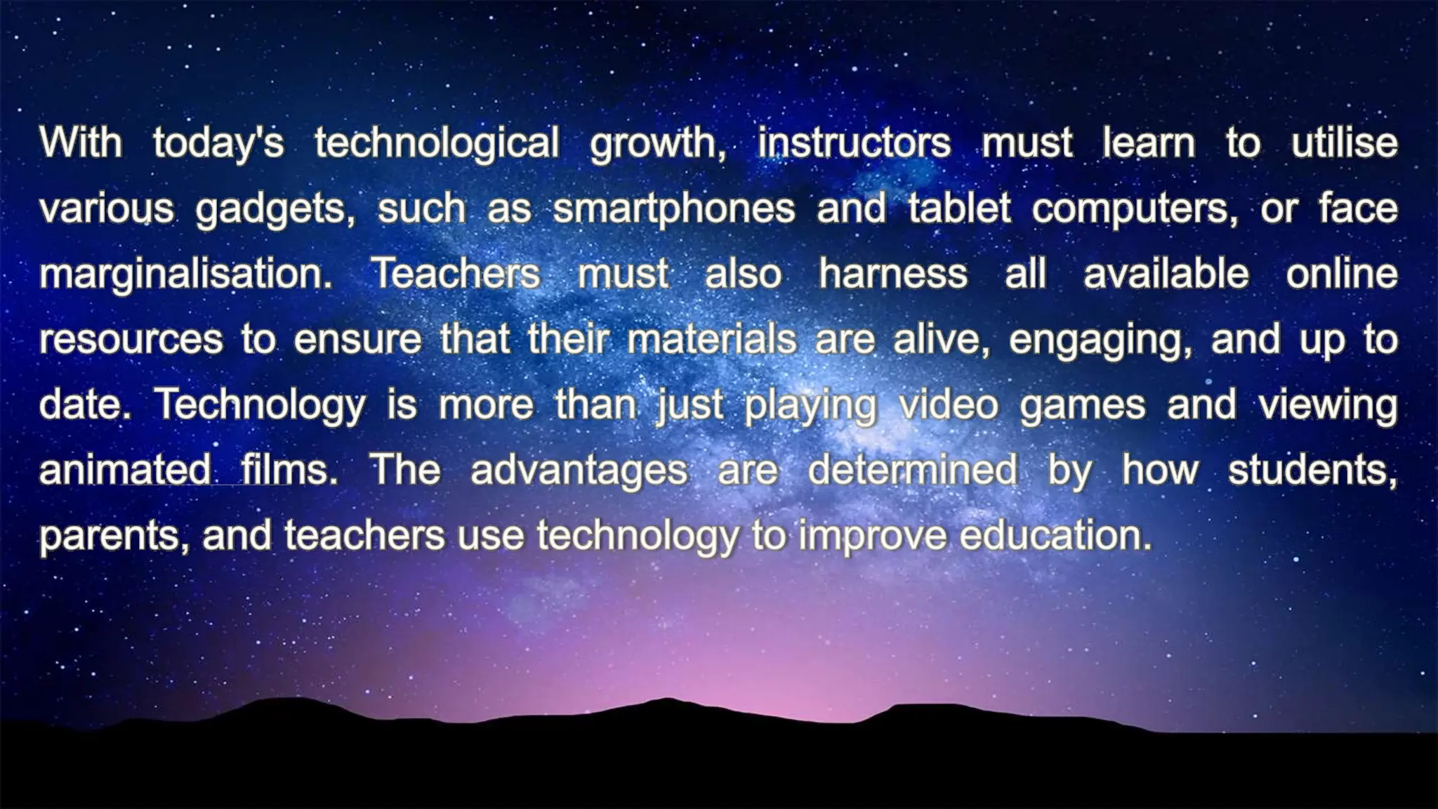 Understanding the role of digital technologies in education | PPTX