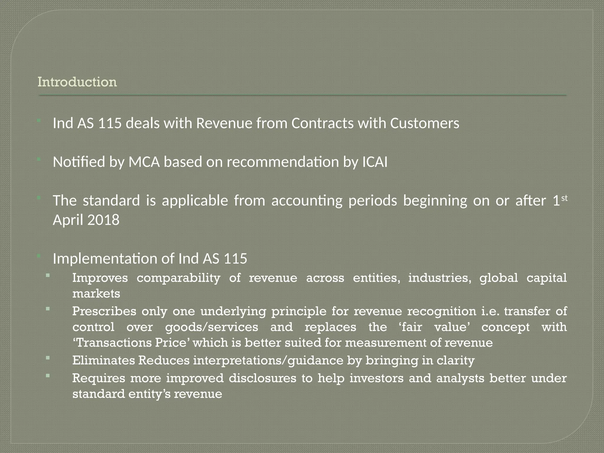 Indian Accounting Standard (Ind AS) 111 Joint Arrangements | PPTX
