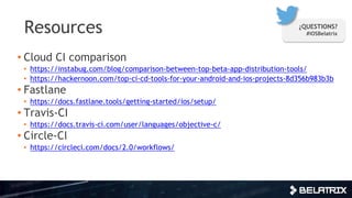 Integración continua para iOS | PPTX