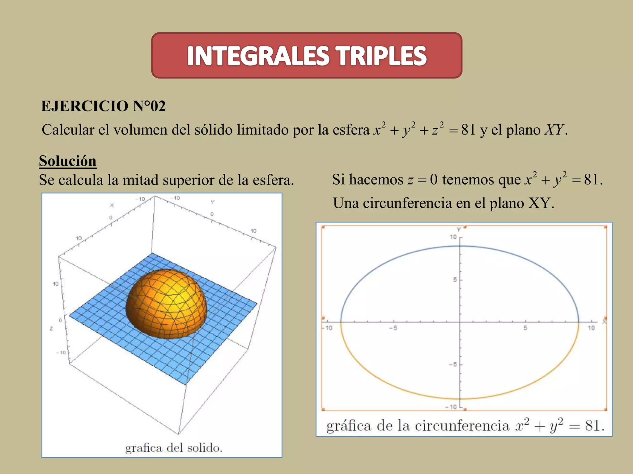 Ppt integrales triples | PPTX | Physics | Science