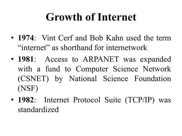 PPT-Internet growth, IP, Anatomy.pptx | Internet | Computing