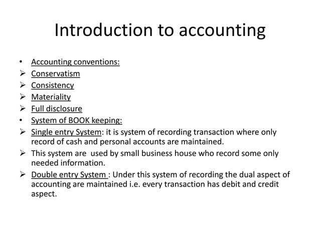 Ppt introduction to account | PPTX