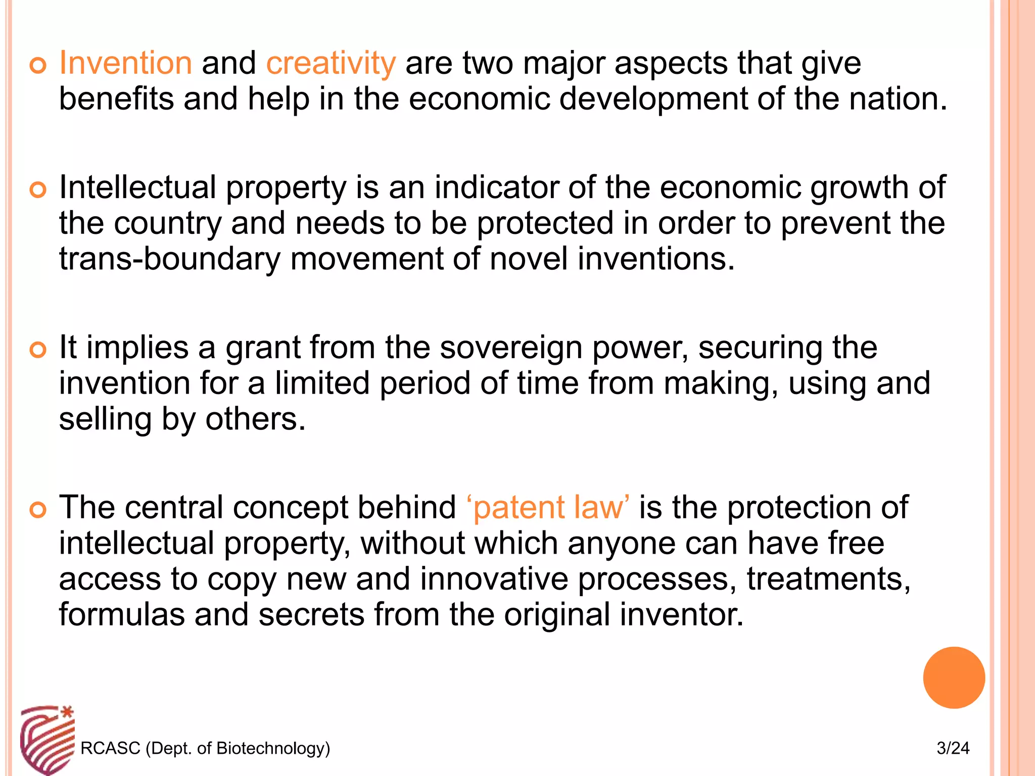 IPR-implications for India, WTO, WIPO, GATT, TRIPS | PPTX