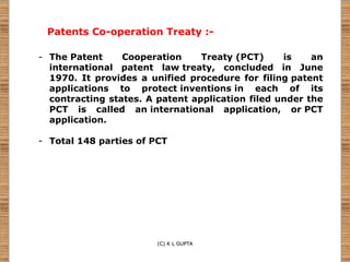 Intellectual Property Rights in India : An Overview | PPT
