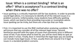 PPT-IRAC METHOD (ISSUE, RULE, ANALYSIS, AND CONCLUSION) | PDF